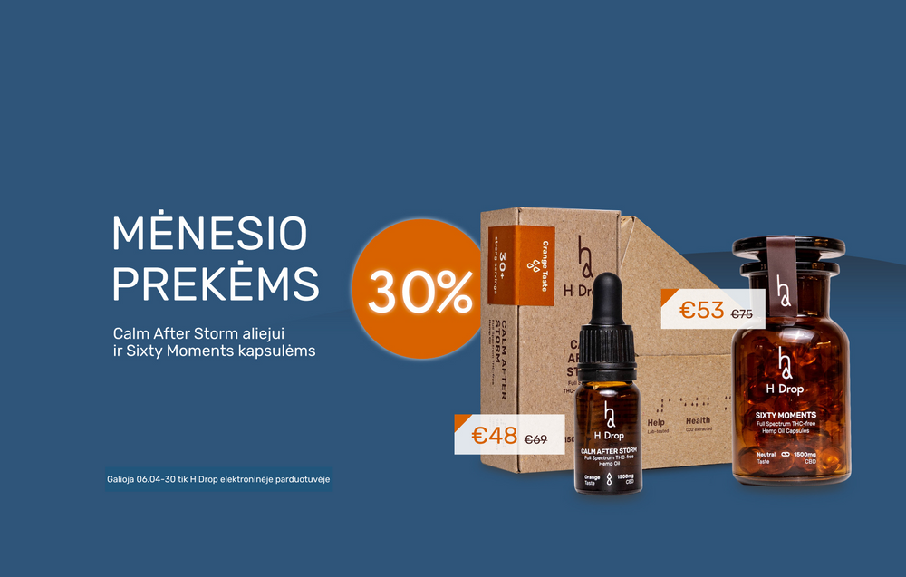 CBD aliejus ir Kanapių produktai | H Drop Lietuva